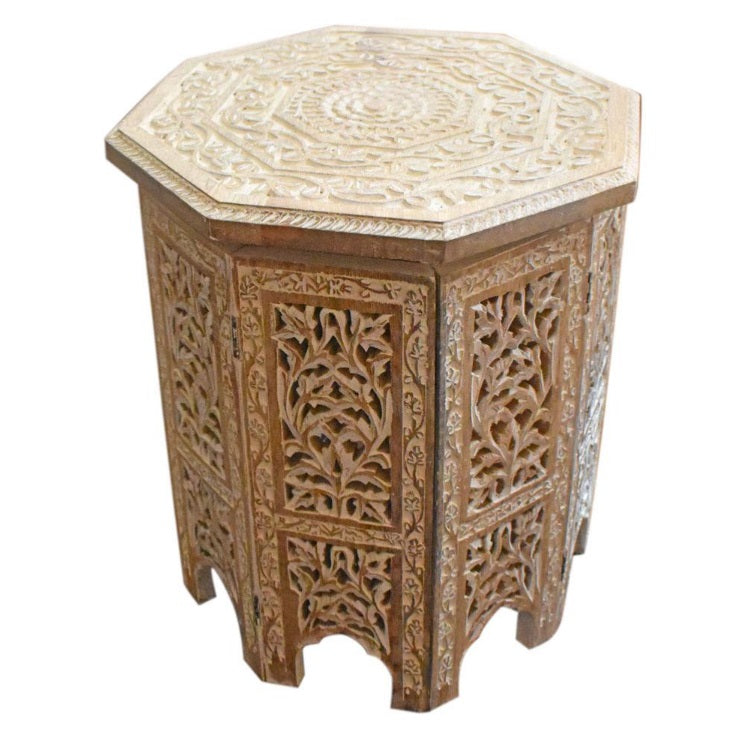 Coffee/Occasional Table Wood Jali Style | Homeware | Voyage Fair Trade