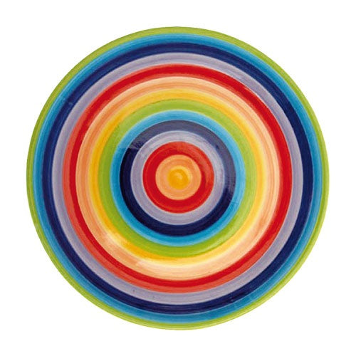 Large Ceramic Rainbow Plate | Tableware | Voyage Fair Trade