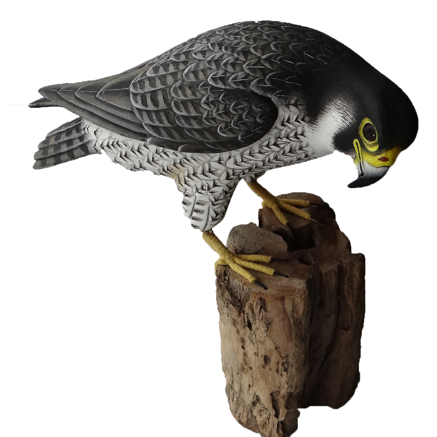 Peregrine Falcon Models | Wooden Bird Ornaments| Voyage Fair Trade ...